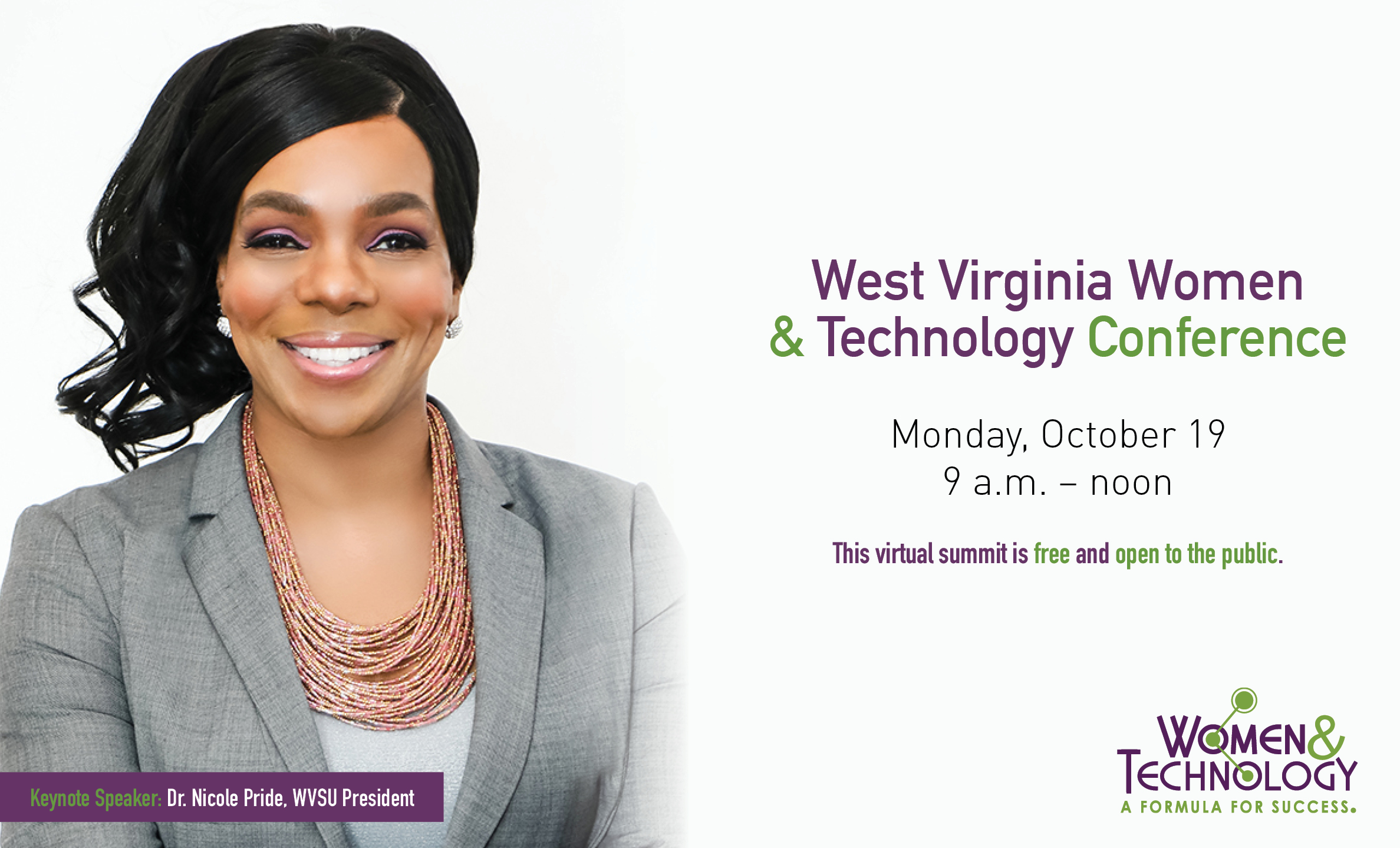 President Dr. Nicole Pride to Keynote Virtual Women & Technology ...